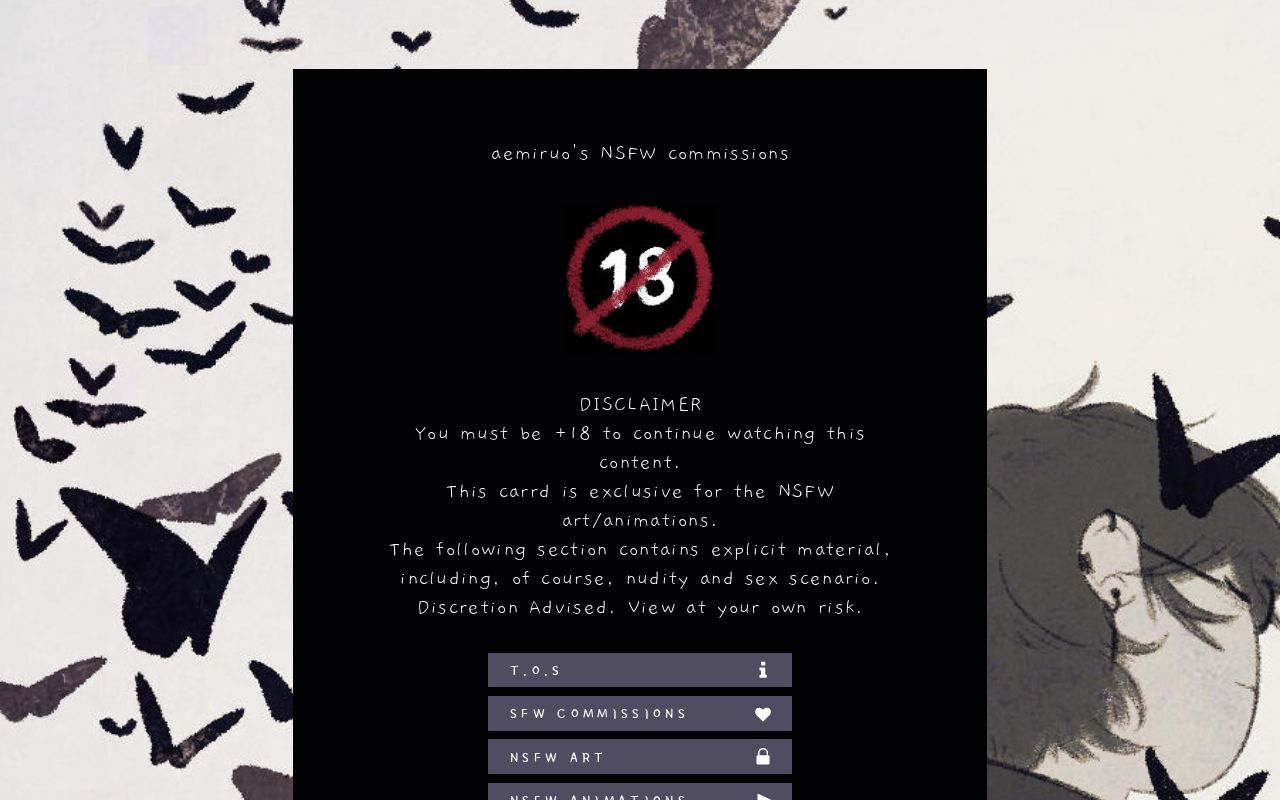 aemiruo's NSFW commissions